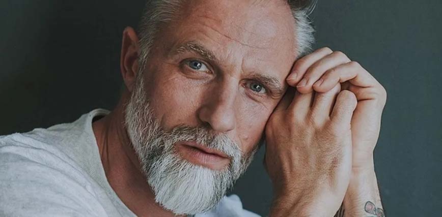 Los mejores cuidados para una barba con canas | Blog Druni