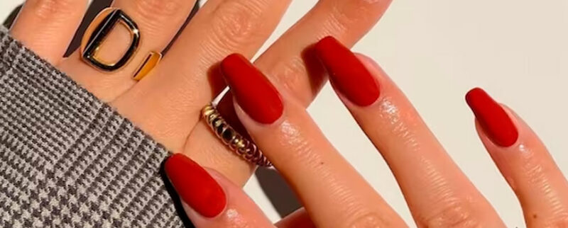 Uñas rojo mate. Ideas para inspirarte con el elegante rojo mate | Blog ...