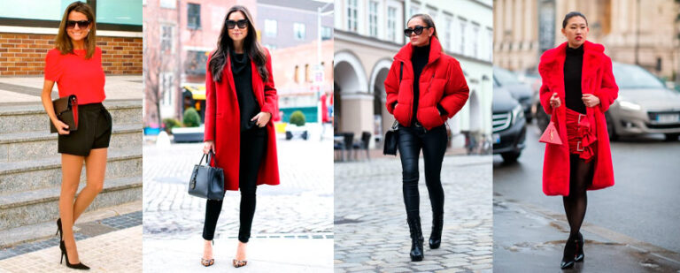 ¿Qué colores combinan con el rojo para tu look? Aconséjate por expertas ...