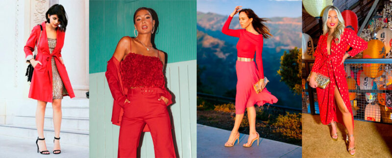 ¿Qué colores combinan con el rojo para tu look? Aconséjate por expertas ...