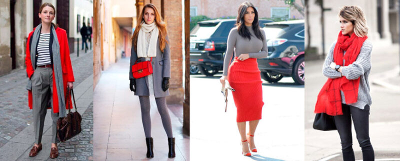 ¿Qué colores combinan con el rojo para tu look? Aconséjate por expertas ...