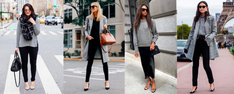 ¿Qué colores combinan con el gris para tu look? Aconséjate por expertas ...