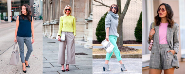 ¿Qué colores combinan con el gris para tu look? Aconséjate por expertas ...