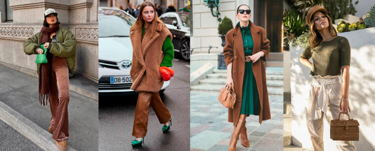 ¿Qué colores combinan con el marrón para tu look? Aconséjate por ...