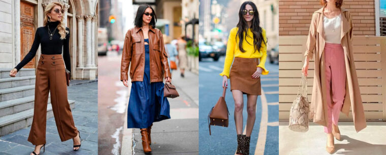 ¿Qué colores combinan con el marrón para tu look? Aconséjate por ...