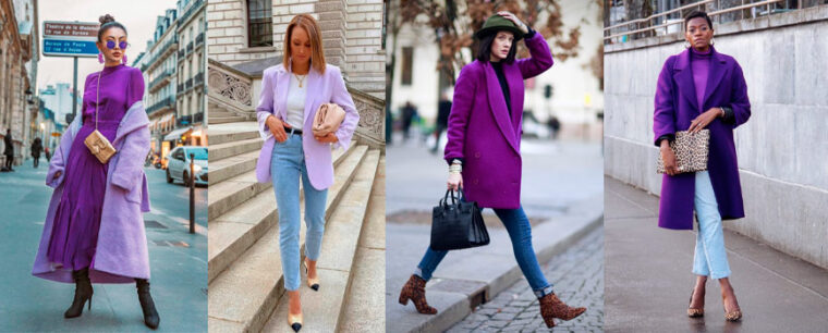 ¿Cómo combinar los colores morados en tu look? Mira estos consejos de ...