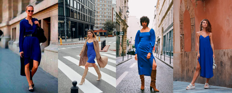 Combina con complementos tu vestido azul eléctrico | Blog Druni