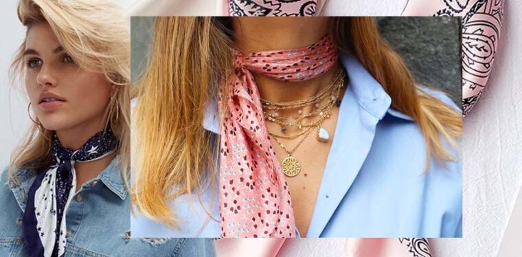 Cómo transformar cualquier look con un pañuelo: Formas de ponérselo ...