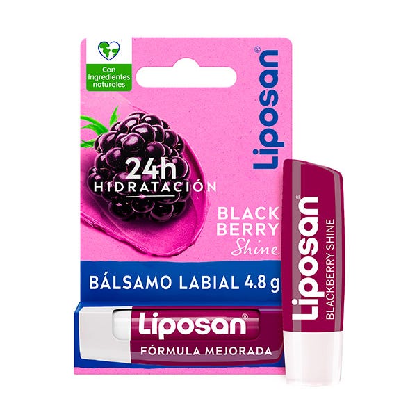 Blackberry Shine Liposan Bálsamo Labial Precio Druni Es