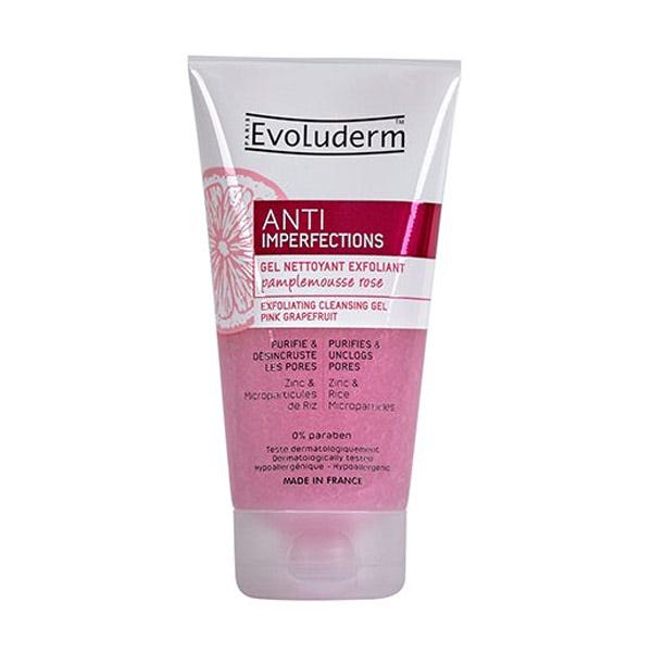 Anti Imperfections Gel Nettoyant Exfoliant EVOLUDERM Limpiador ... Anti Imperfections Gel Nettoyant Exfoliant EVOLUDERM Limpiador ...