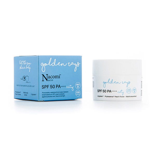 Crema Golden Rays City Día Spf50 NACOMI Crema facial anti-polución ...