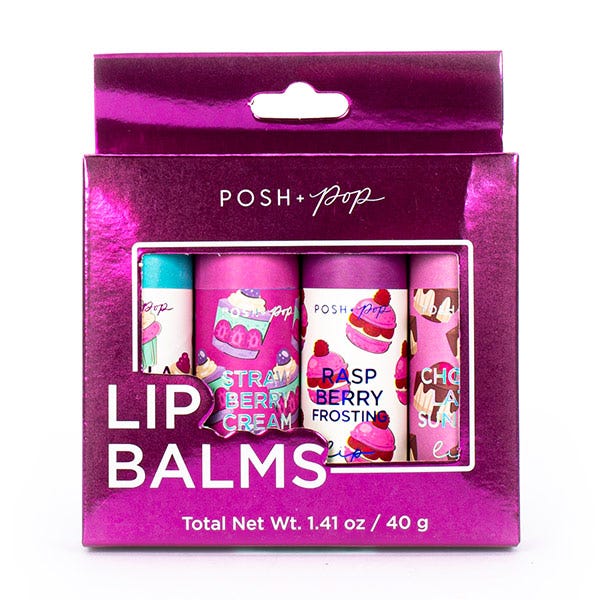 Set De 4 Bálsamos Labiales Back 2 School Lip Balms Precio Druni Es