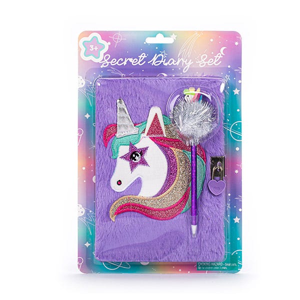 Secret Diary Set KIDS CUTIES Diario secreto de pelo con bolígrafo ...