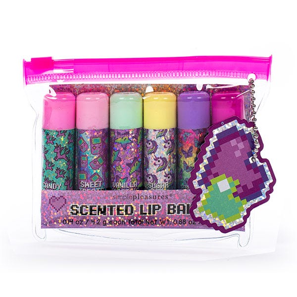 Game Girl Scented Lip Balms Heart Tri Coastal Bálsamos Labiales Precio
