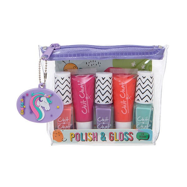 Chit Chat Set Polish And Gloss Love Thy Make Up Precio Druni Es