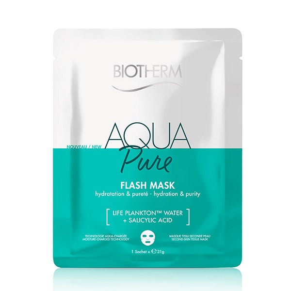 Aqua Super Masque Pure BIOTHERM Mascarilla Flash Hidratante Refrescante ...