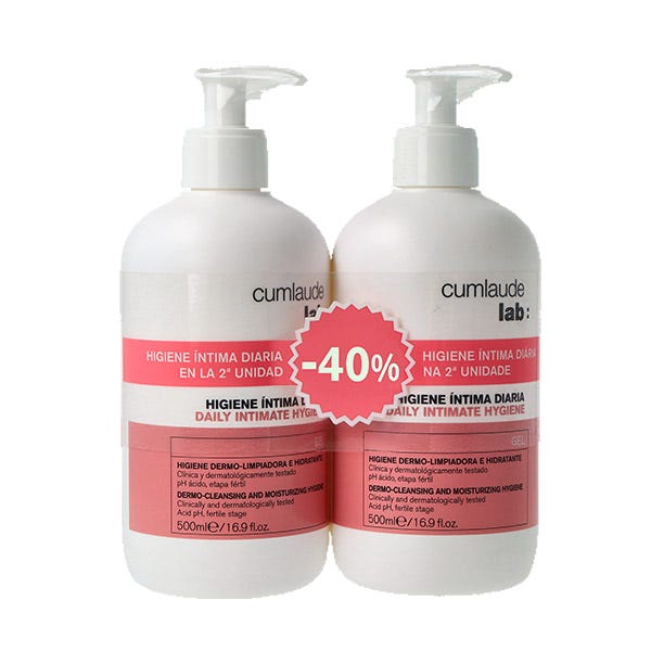 Duplo Higiene Íntima Diaria CUMLAUDE LAB Gel dermo-limpiador precio ...