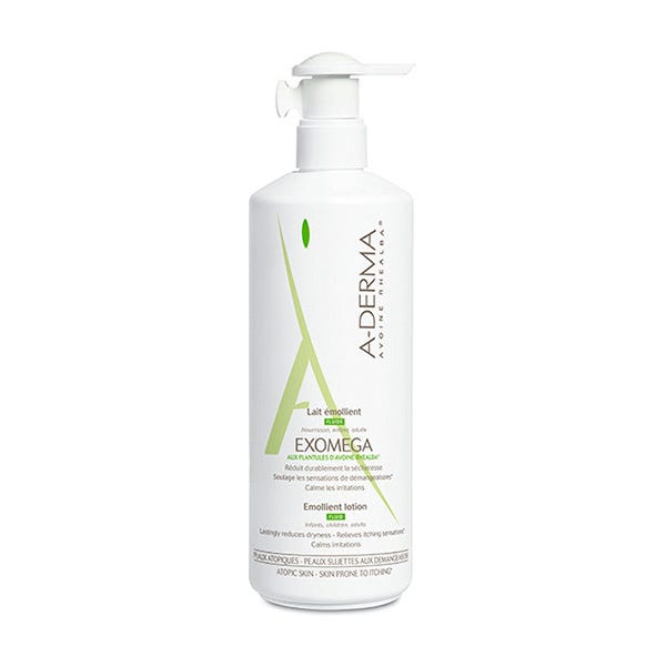 Exomega Lait Émollient ADERMA Leche hidratante que protege de ...